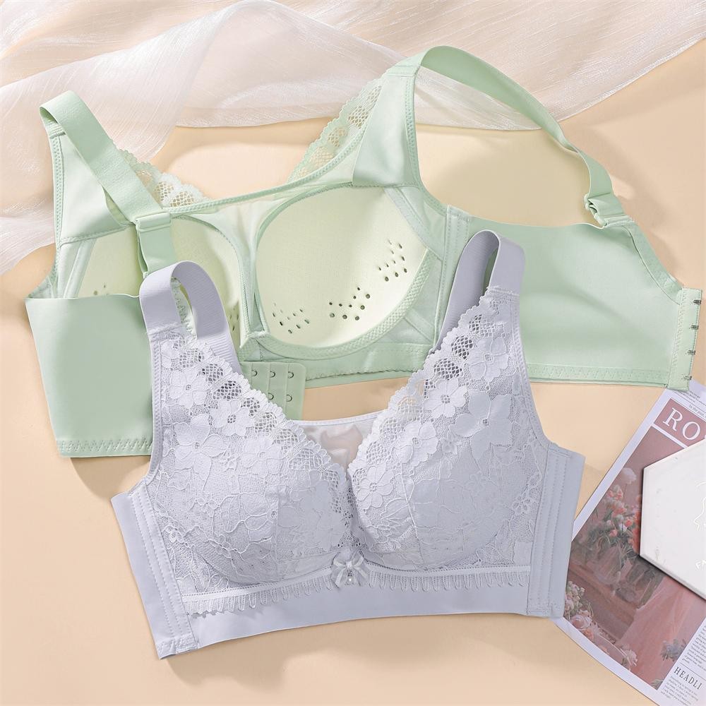 Full Cup Bra Tube Top Anti-glare Underwear Large Size Thin C Cup ...