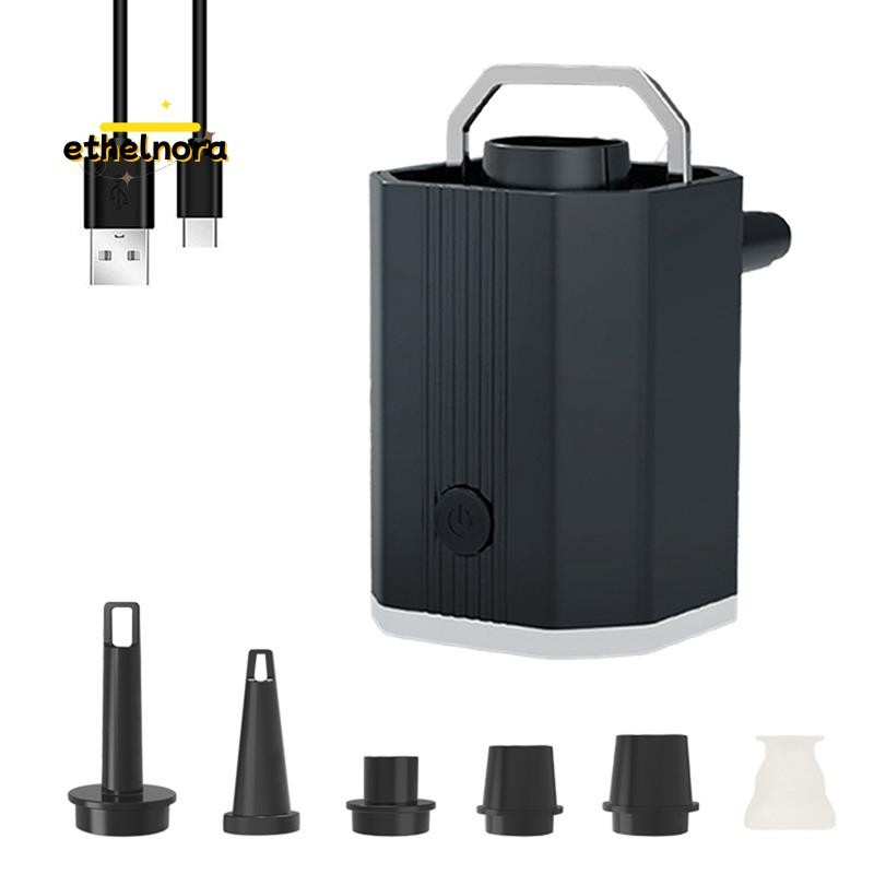 Mini Air Pump, Small Travel Air Pump with Camping Light and Suction ...