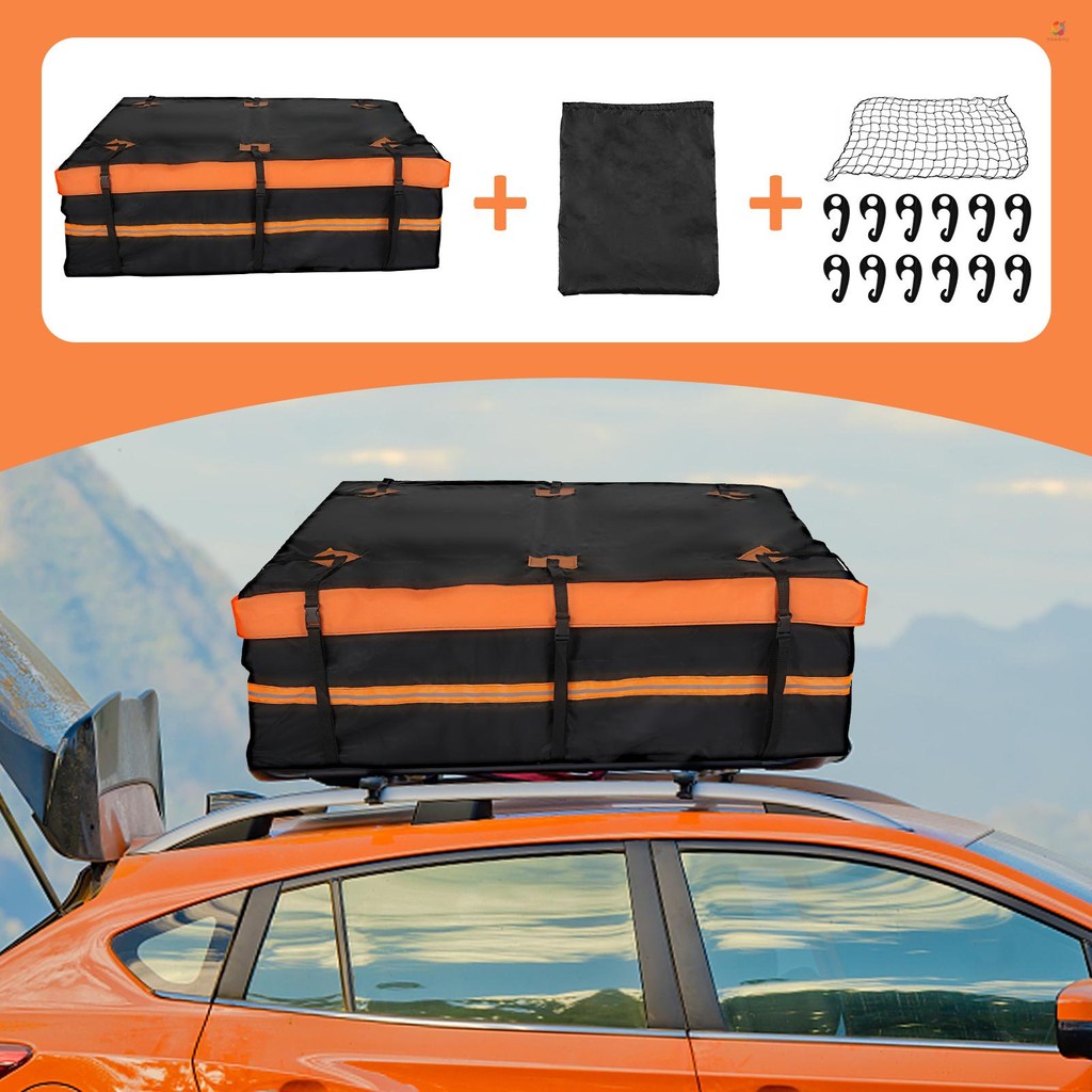 800D Waterproof Cargo Bag Car Roof Cargo Carrier Universal Luggage Bag ...