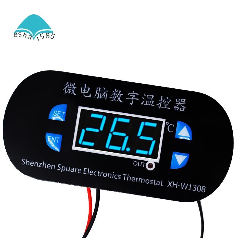W1308 DC 12V Digital Cool Heat Sensor Temperature Controller Adjustable ...