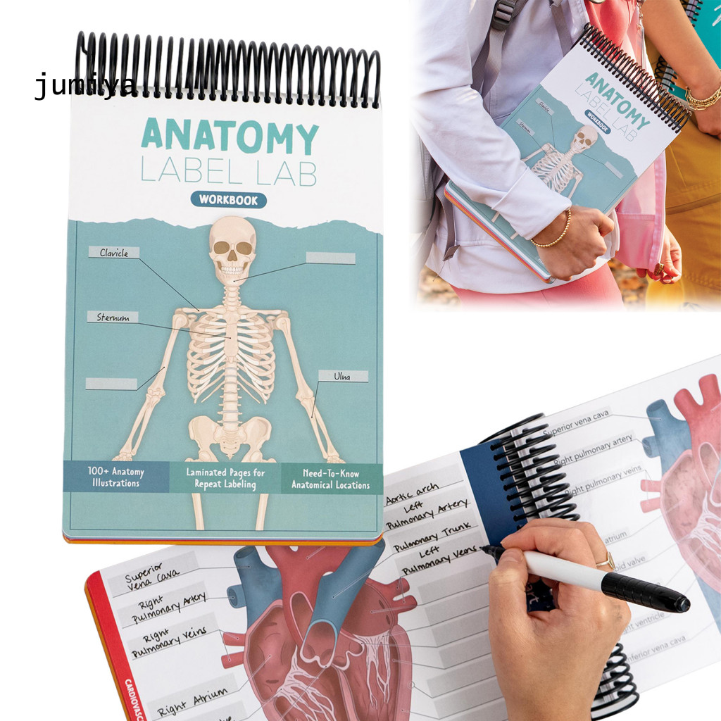 Interactive Body Systems Guide Color Notepad for Medical Students ...