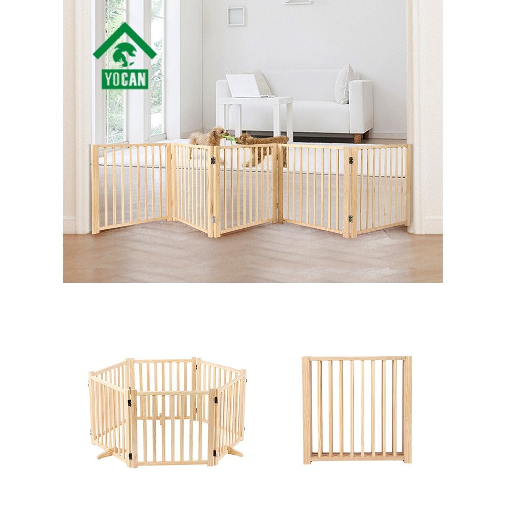 Small Medium-Sized Dog Pet Dog Fence Cage Gate Fence Indoor Block Cat ...