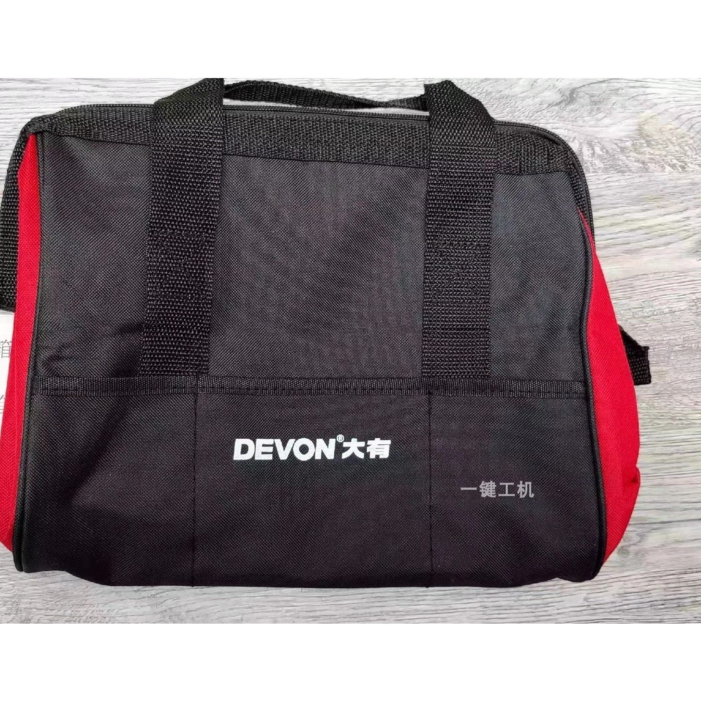 Brand New Original Authentic DEVON/Large Black Thick Canvas Tool Bag ...