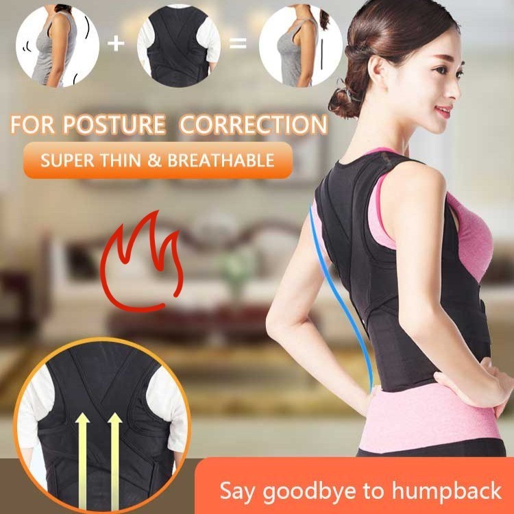 [7 Days Shape/Open Shoulders] 3D Stretch Hunchback Correction Belt 360 ...