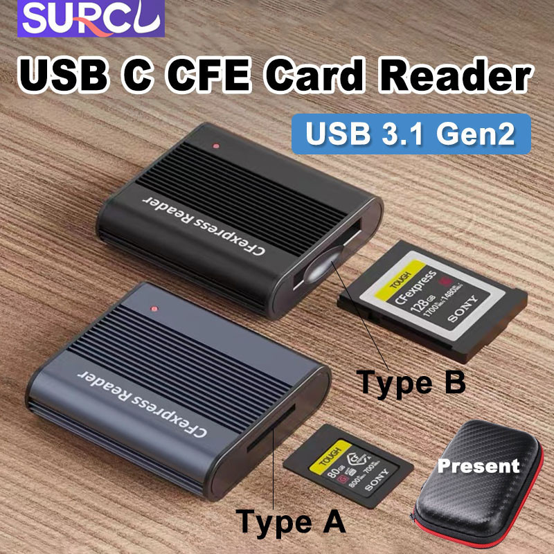SuprCL CFexpress Type A B Card Reader USB 3.1 Type A B CFexpress Card ...