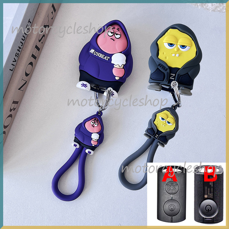 Motorcycle Cartoon Key Cover Case For Yamaha Fazzio Grand Filano Nmax ...