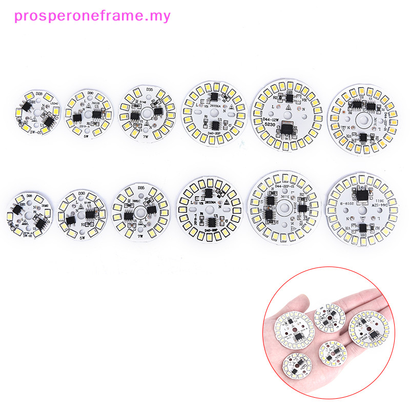 prosperoneframe LED Bulb Patch Lamp SMD Plate Circular Module Light ...