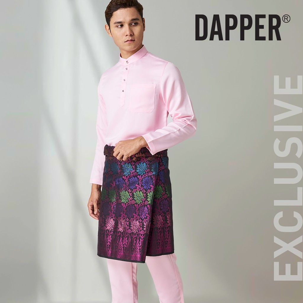 [Raya 2025 One Size Fits All] Dapper | Maroon Sampin Classic - 2000SJ | Shopee Malaysia