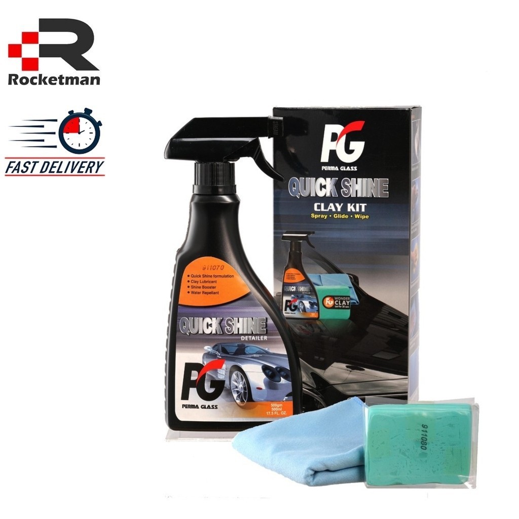PG QUICK SHINE CLAY KIT (500ML) | Shopee Malaysia