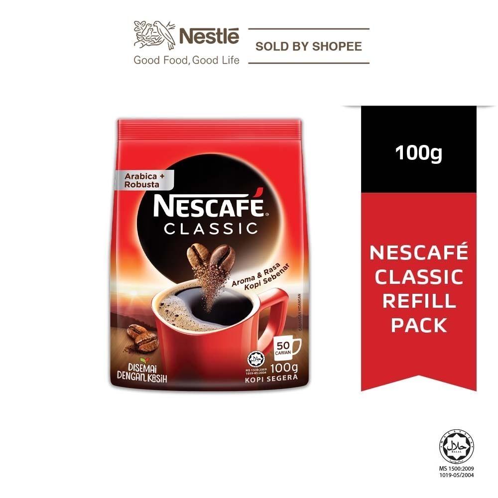 NESCAFE Classic Refill Pack (100g) | Shopee Malaysia