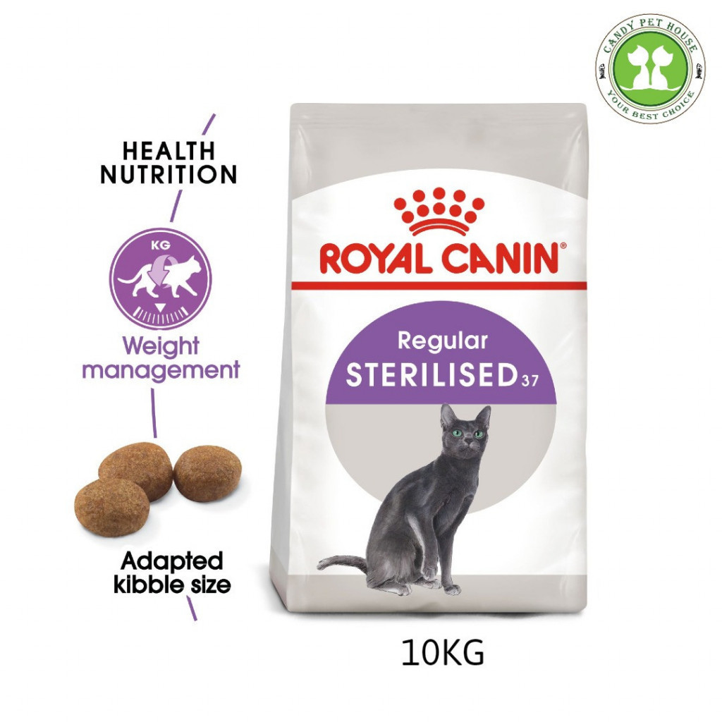 Royal Canin Regular Sterilised 37 Adult Dry Cat Food (10kg) | Shopee ...