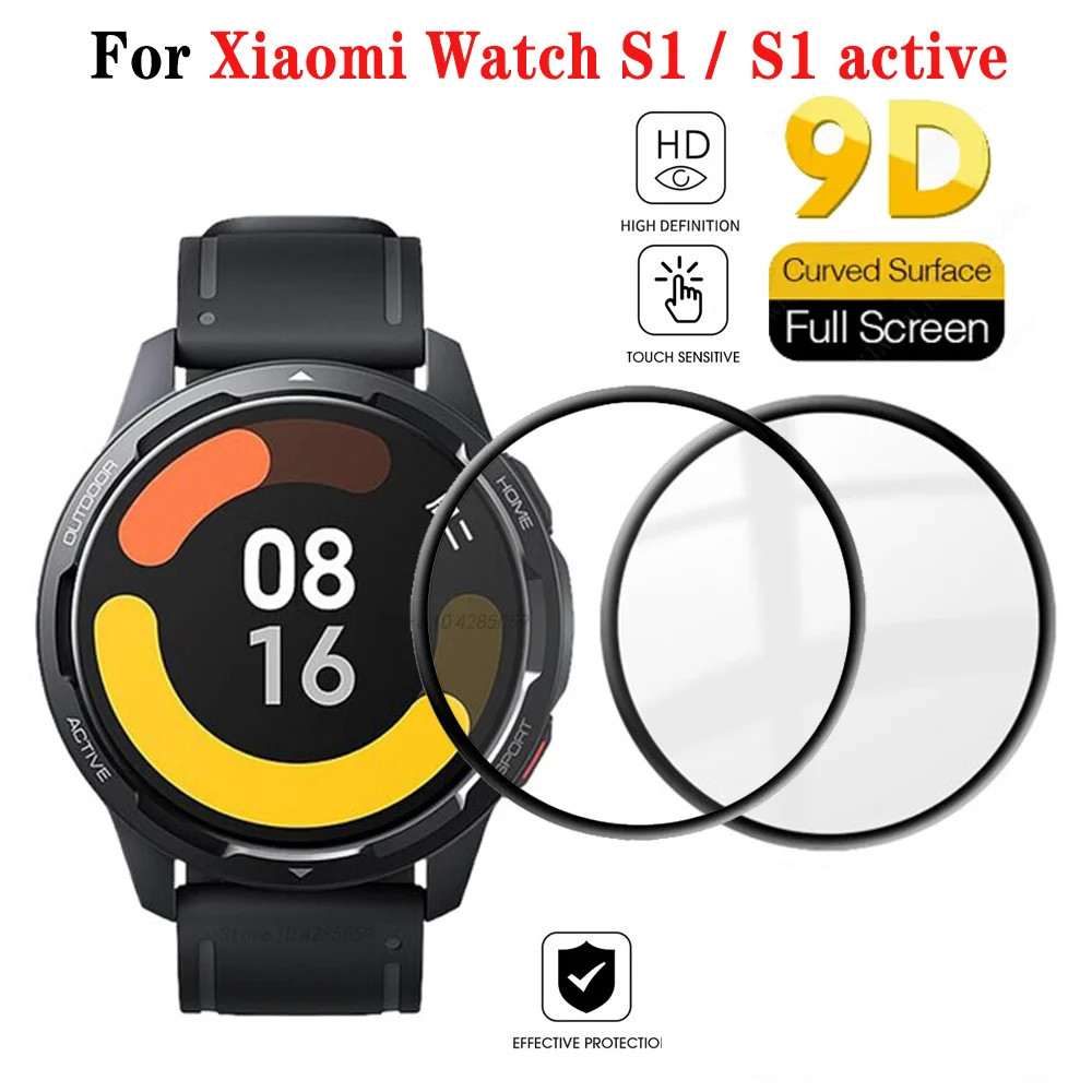 For Xiaomi watch S1 Active Tempered Glass Cover HD Screen Protector ...