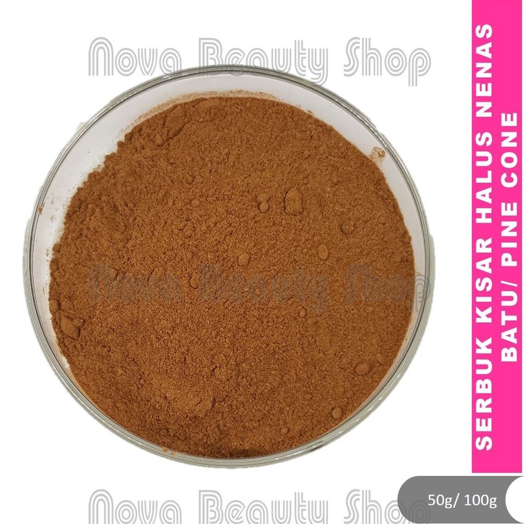 Serbuk Nenas Batu (Pinus densiflora) / Pine Cone Kisar Halus (10g/50g ...