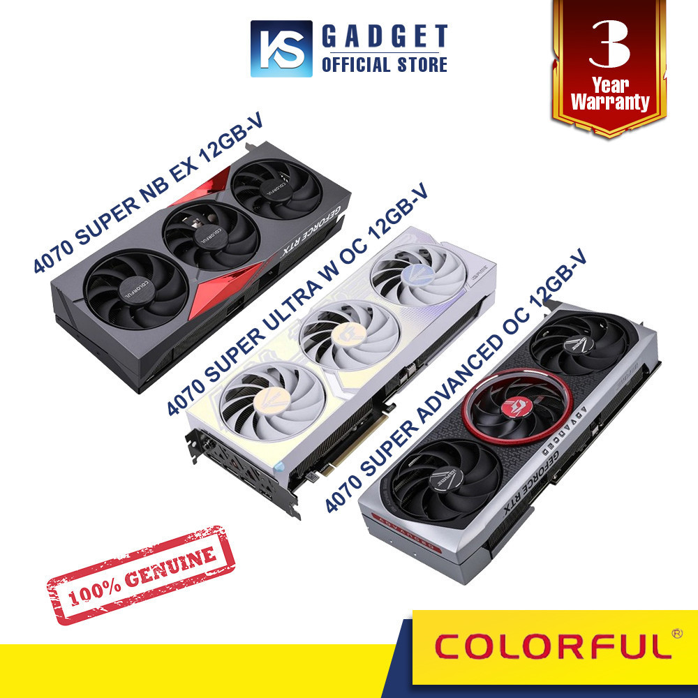 Colorful RTX 4070 SUPER NB EX 12GB-V | 4070 SUPER ULTRA W OC 12GB-V ...