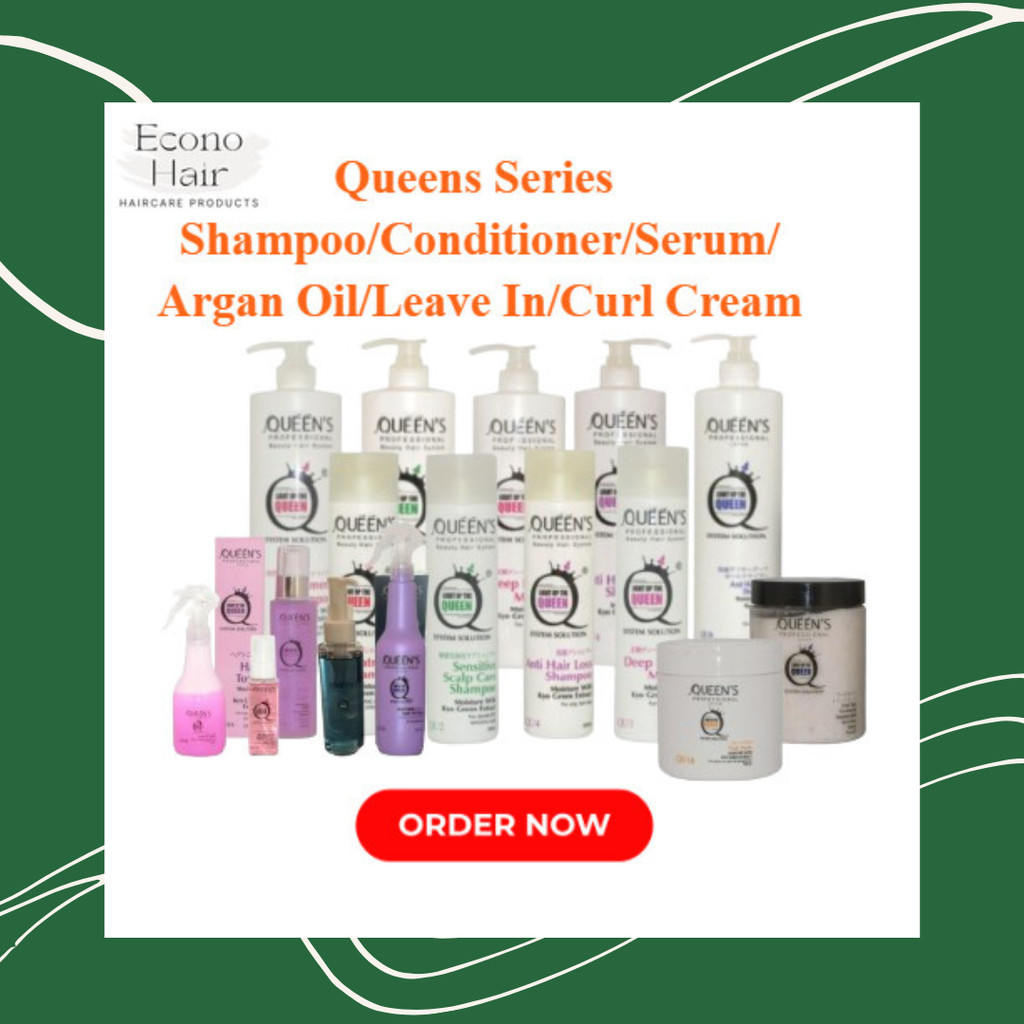 Queens Series Shampoo/Conditioner/Serum/Argan Oil/Leave In/Curl Cream ...