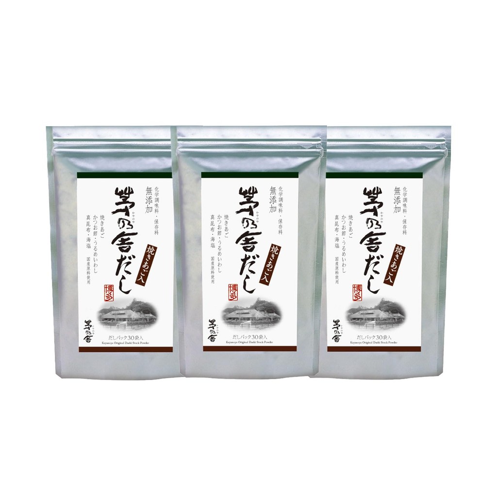 Kuhara Honke Kayanoya Dashi 8g x 30 bags 3-pack Grilled flying fish ...