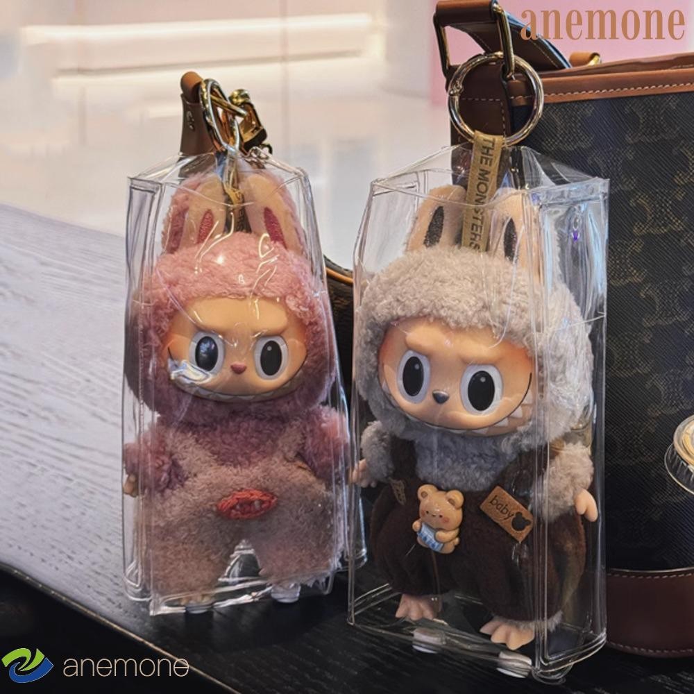 ANEMONE Labubu Time Display Bag, With Pearl Keychain Dustproof Labubu ...