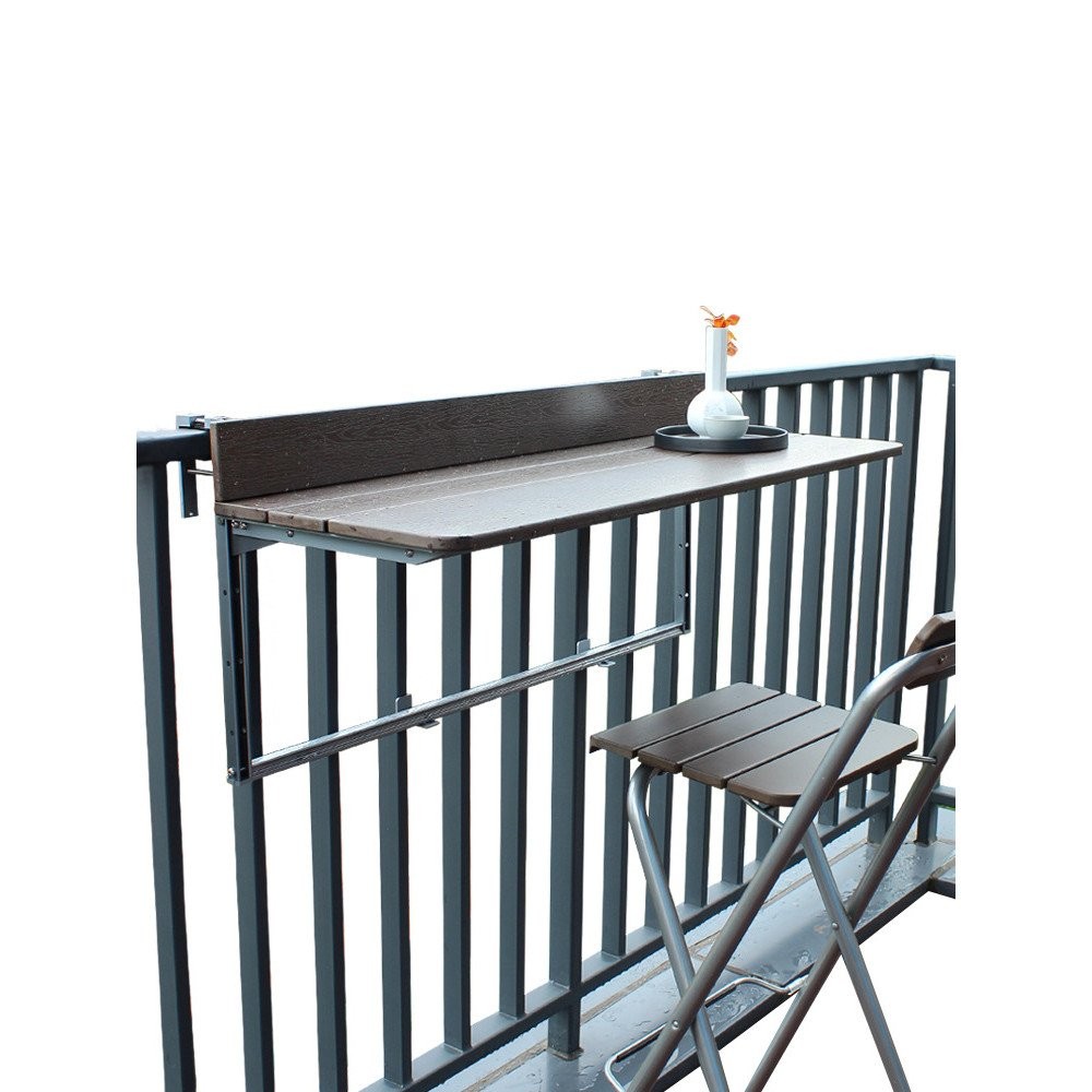 Balcony Folding Table Bar Table Chair Combination Dining Table ...