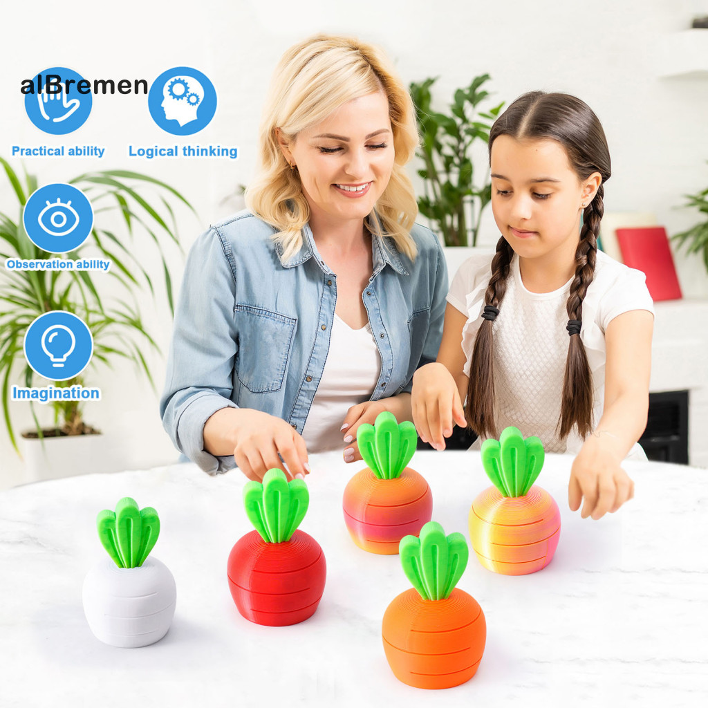 (New) Portable Carrot Toy Kids Carrot Toy Portable Telescopic Carrot ...