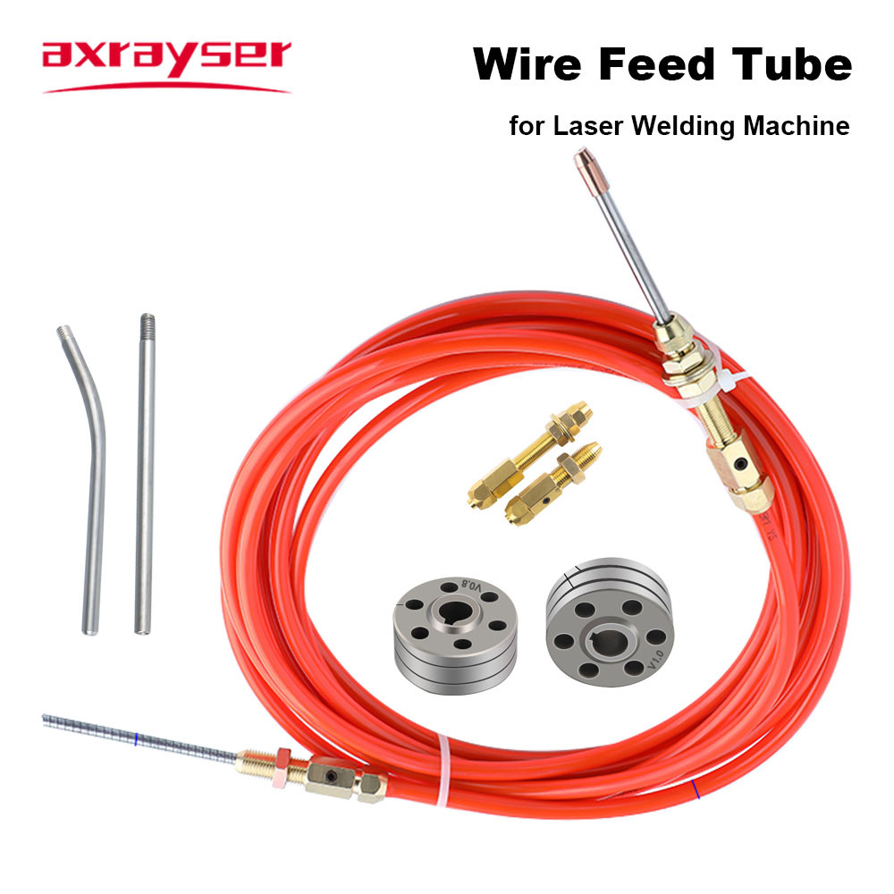 SUP Wire Feeding Tube Guide 5m Aluminum Welder Wire Graphite Hose Laser ...
