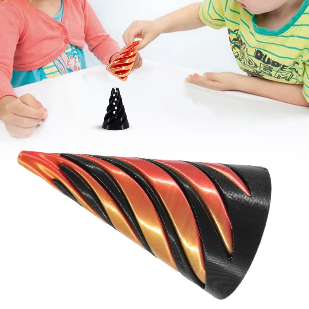 【Ilisland】3D Printed Spiral Cone Toy Impossible Pyramid Passthrough ...