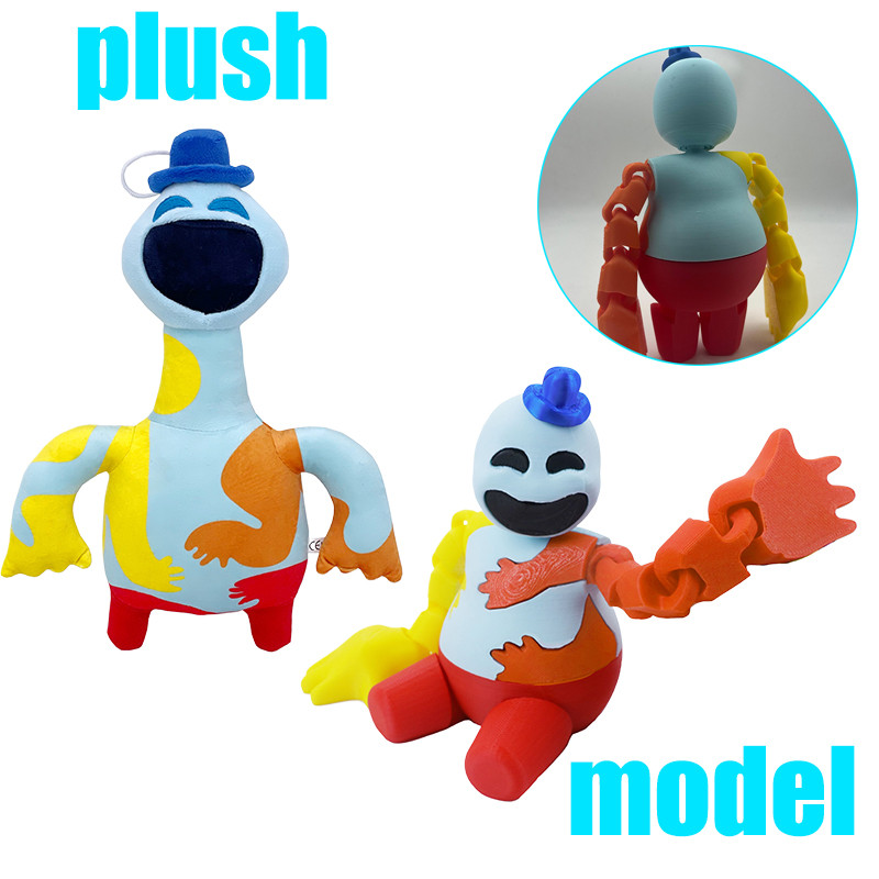 3D Printed DOEY Action Figure Jointed Catnap Poppy Playtime 4 Nightmare ...