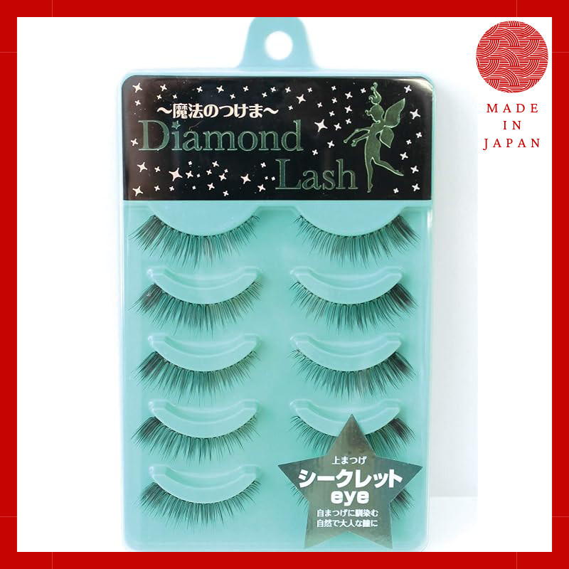 Diamond Lash 【Secret Eye】 5 Pairs (For Upper Eyelashes) - Achieve a ...