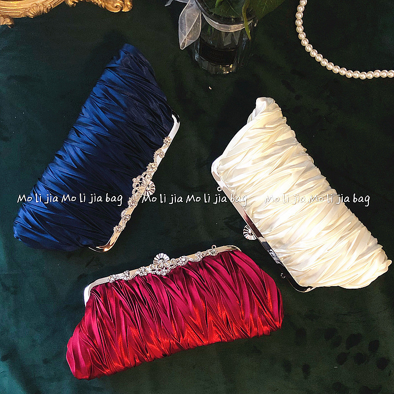 ️ 2025 baju pengantin raya perempuan beg duit wanita 2020 New Pleated ...