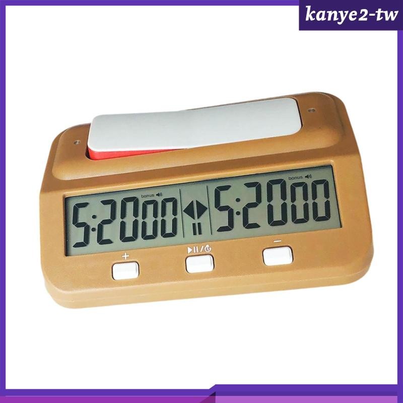 [KY] Chess Timer, Professional Competition Chess Clock, Count Up Down Timer for Chinese Chess ...