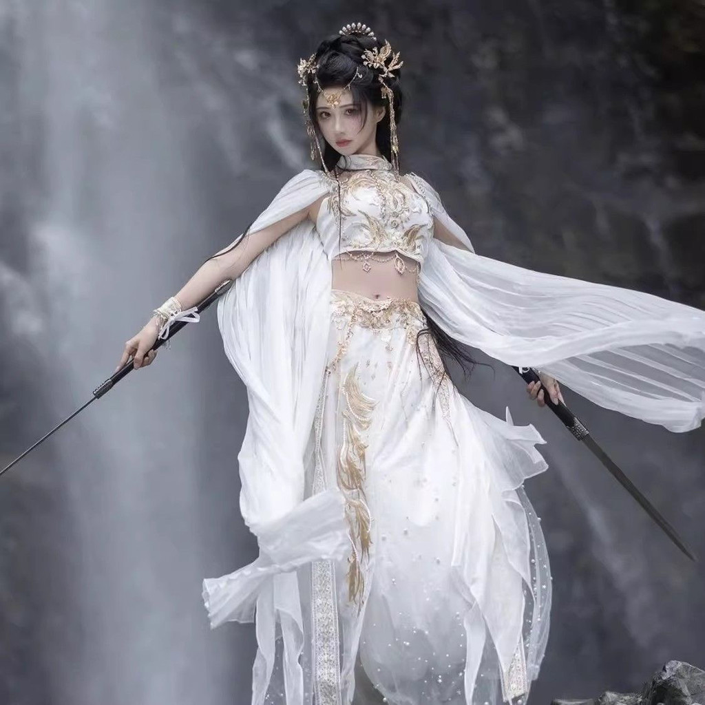 [Spot] Saint Ling Tu Qiqi jenis popular Dewi Wilayah Barat pakaian Han ...