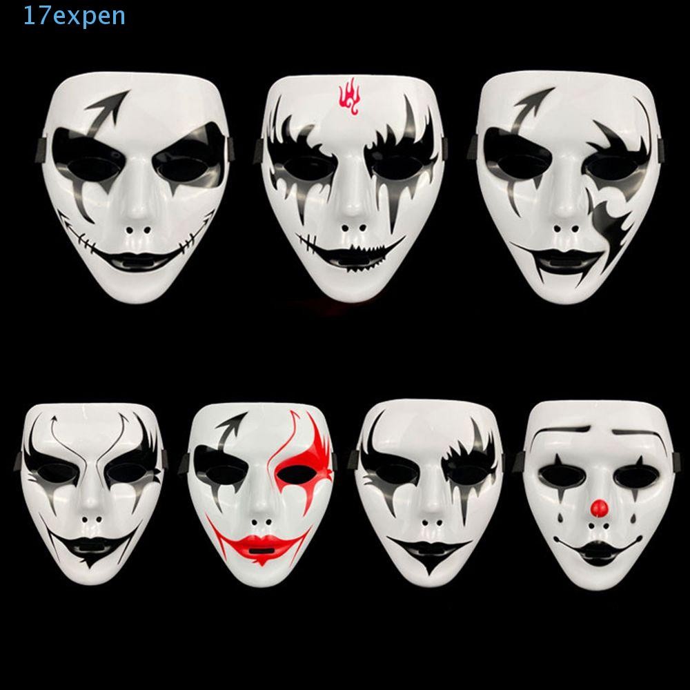 EXPEN Full Face Mask Hip Hop Masquerade Adult Mask Cosplay Ghost Adult ...