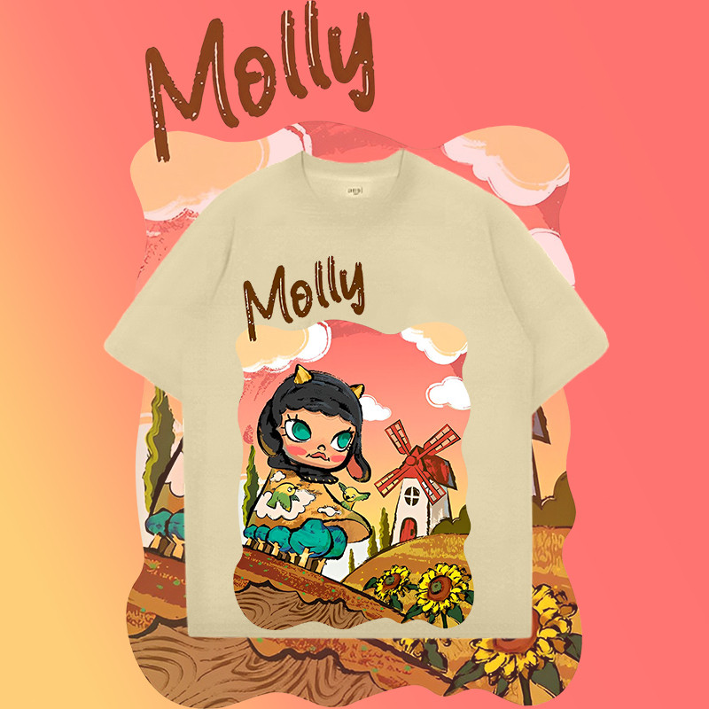Molly Fabric Cotton T-Shirt. New Cute Outfit Can Be Worn By Both Men ...