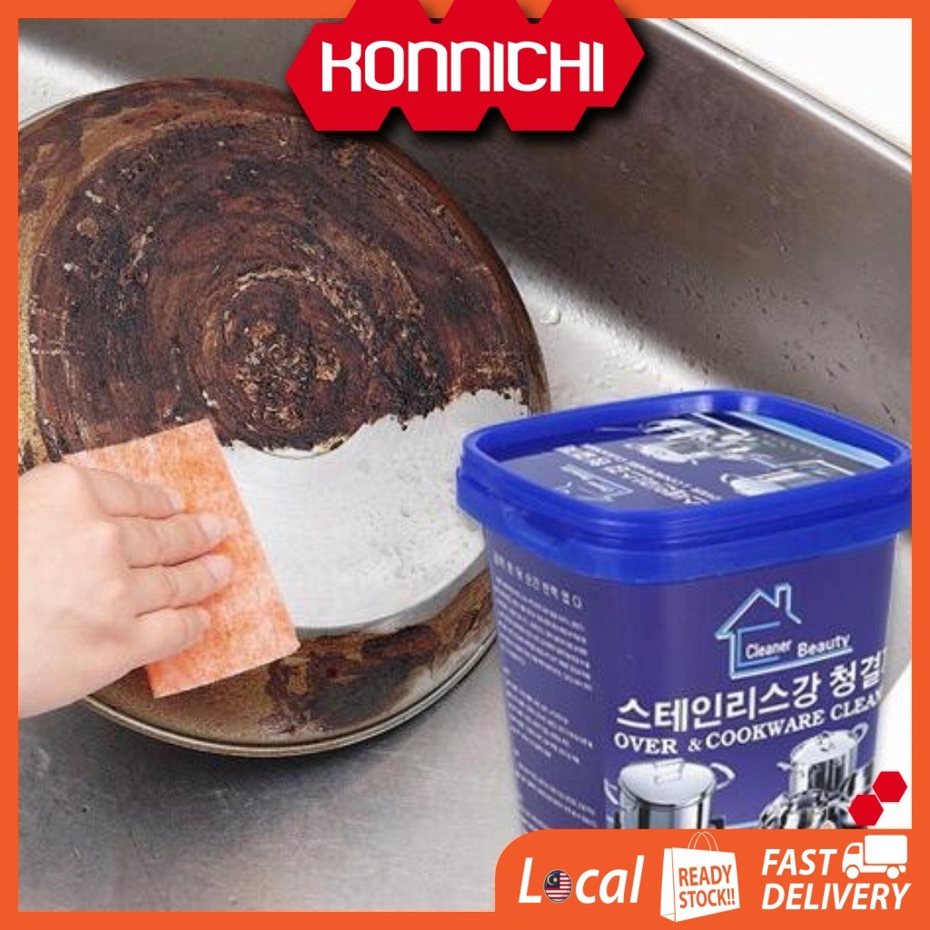 Cookware Cleaner Paste | Restore Shine & Remove Stubborn Stains | Safe ...