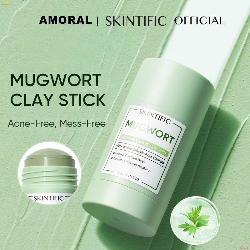 Dorctor Tony Mugwort Clay Stick Anti-Acne Clay Mask for Clean Pores and ...