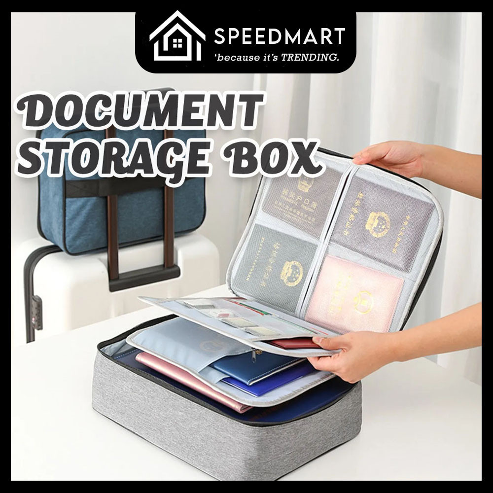 Speedmart Document Storage Box Waterproof Password Lock Document Holder ...
