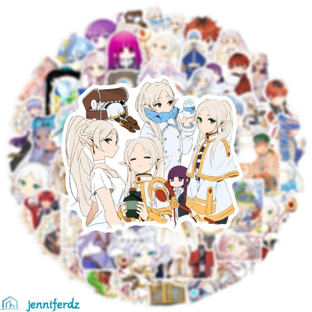 JENNIFERDZ Anime Frieren Stickers, Fern Kawaii Frieren at the Funeral ...