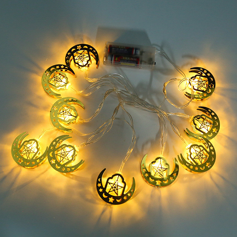 Lampu LED Raya Ramadan Lamp Decor Star Moon Light Hari Raya Lighting ...