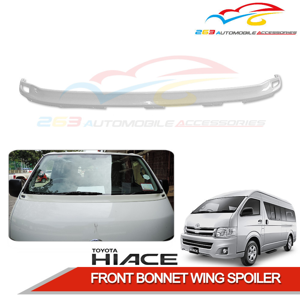 TOYOTA HIACE VAN KDH200 2008-2018 FRONT BONNET WING SPOILER 'ABS' (NO ...