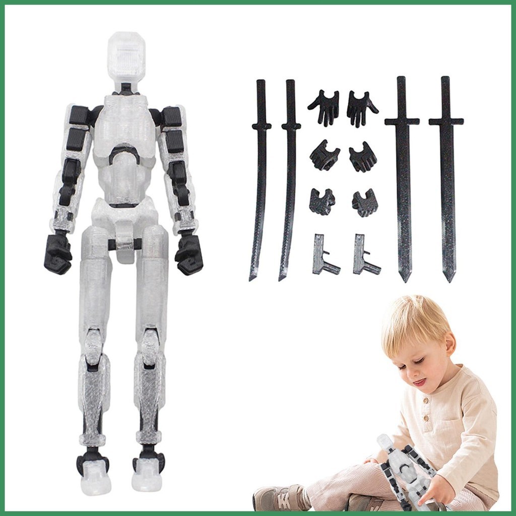 3D Printed Action Figure Dummy 13 Multi-jointed Movable Robot Dummy ...