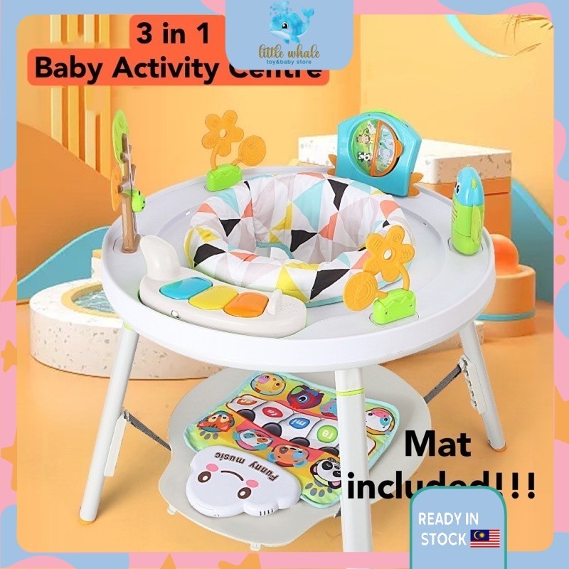 🐳Pusat Aktiviti Kerusi Putar Kanak-Kanak Baby Activity Center Music ...