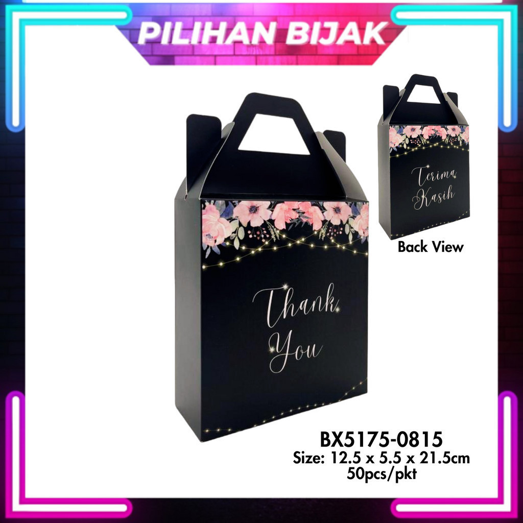50PCS Bahulu Box Doorgfit Box Goodies Box Wedding Souvenir Box Kotak ...
