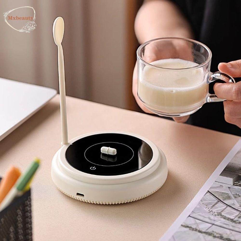 MXBEAUTY Electric Milk Coffee Blender, Automatic Magnetically Levitated ...