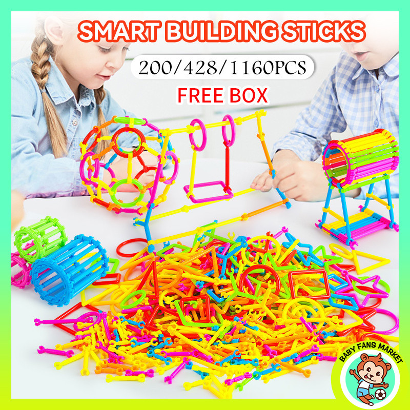 Smart Building Sticks Puzzle Toy For Kids Educational Montessori Toys ...