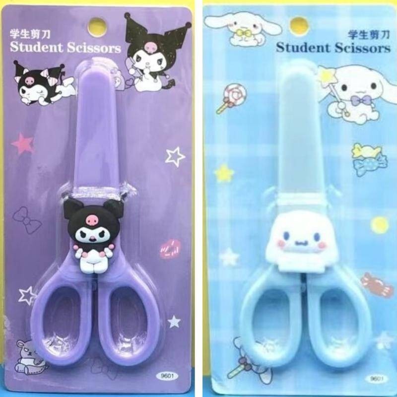 New Sanrio Scissors Sanrio Mymelody Kuromi Cinnamoroll Travel Portable ...