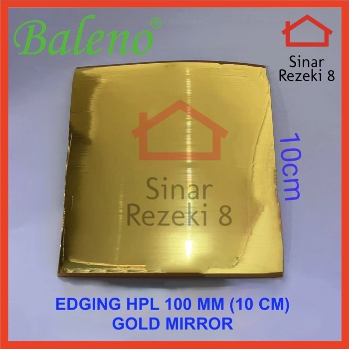 Edging HPL GOLD MIRROR 100 MM / GOLD Wooden Table Edge taco PVC ...