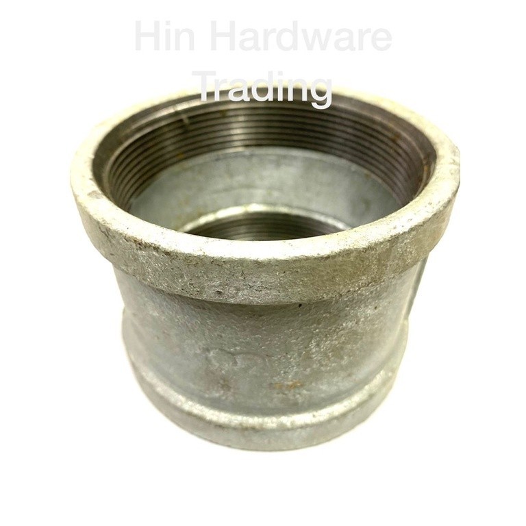 15mm (1/2") ~ 50mm (2") Galvanized Iron ( GI ) Pipe Fitting Socket ...