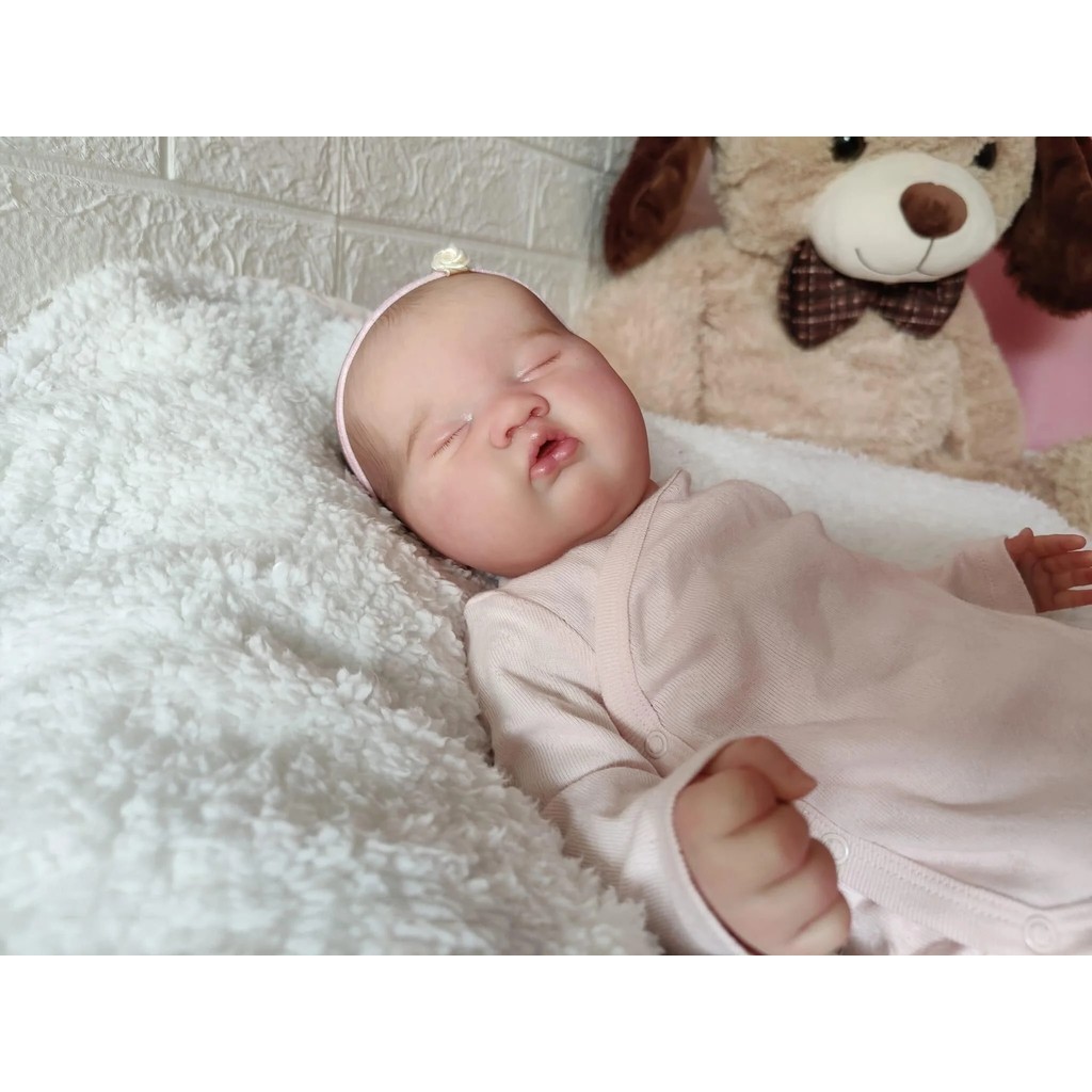 Simulation Doll Sleeping Fake Baby Large Rebirth Nanny Exam | Shopee ...