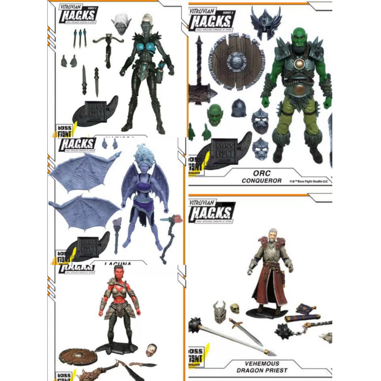 BFS 1/18 Magic Series Poison Dragon Priest Male Orc Female Orc Female ...