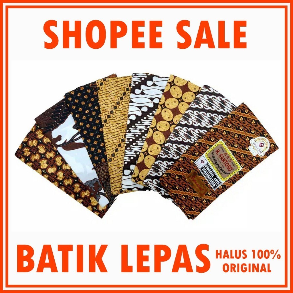 Kain Batik Lepas Indonesia / Kain Batik Jawa Mataram | Shopee Malaysia