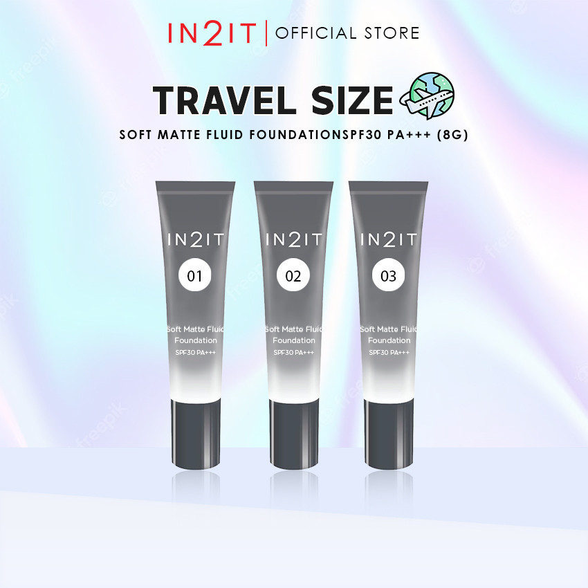 [Travel Size] IN2IT Soft Matte Fluid Foundation SPF30 PA+++ (8g) (TTSMQ ...